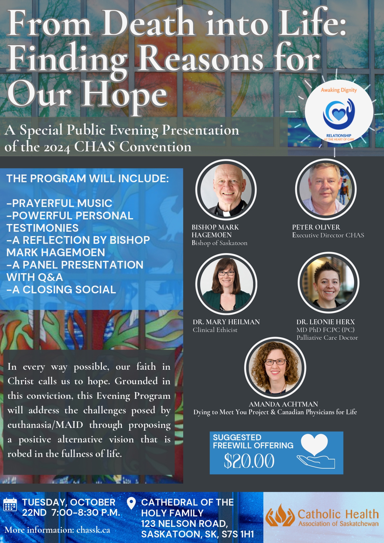 From Death into Life – Catholic Health Association of Saskatchewan